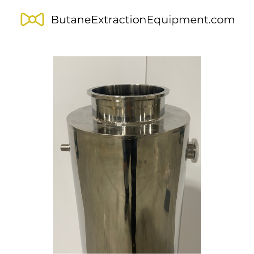 ASME 6" Double Jacketed Material Columns – Butane Extraction Equipment